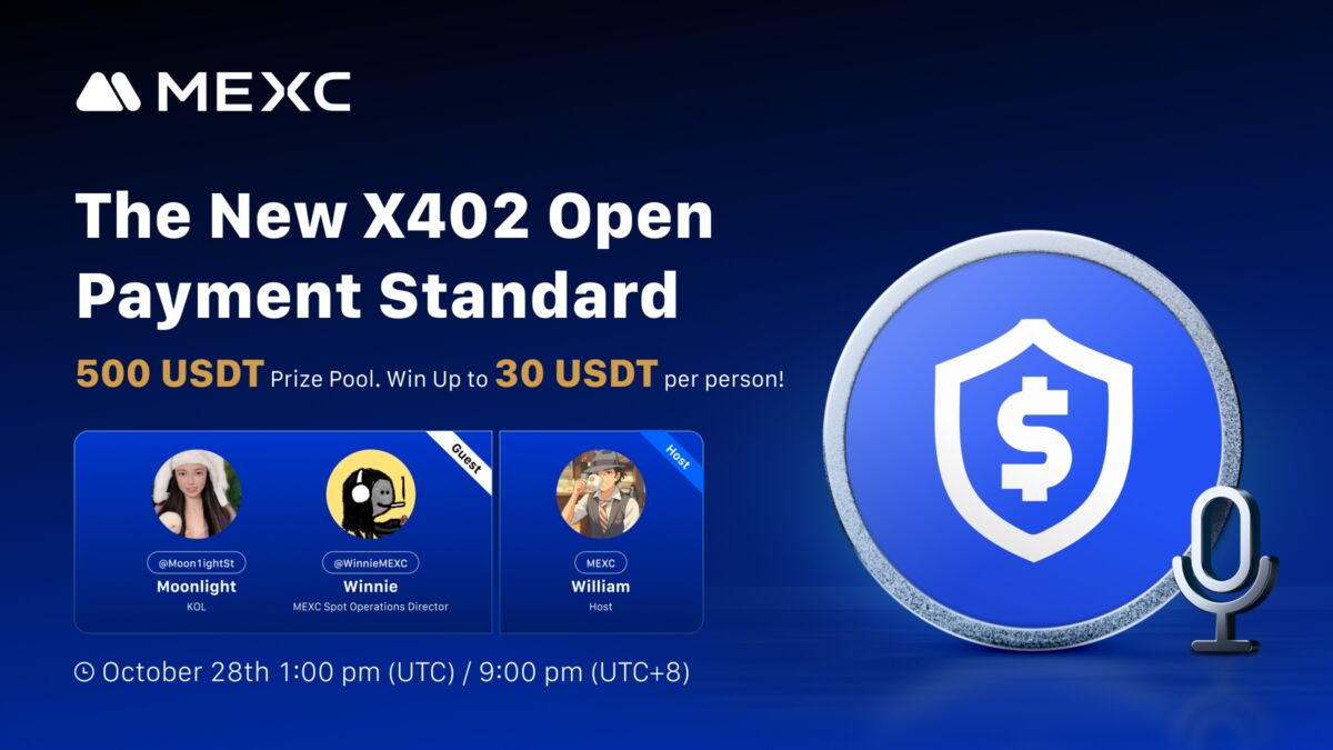 MEXC AMA Recap: How The X402 Open Payment Standard Is Transforming Crypto And AI-Payments | MEXC